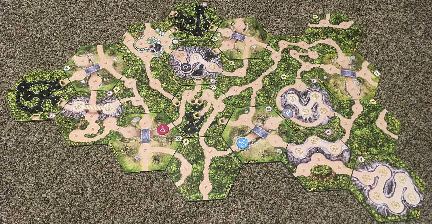 Legendary Realm Print and Play Series 1 Hex Tiles Results. | Magic Realm