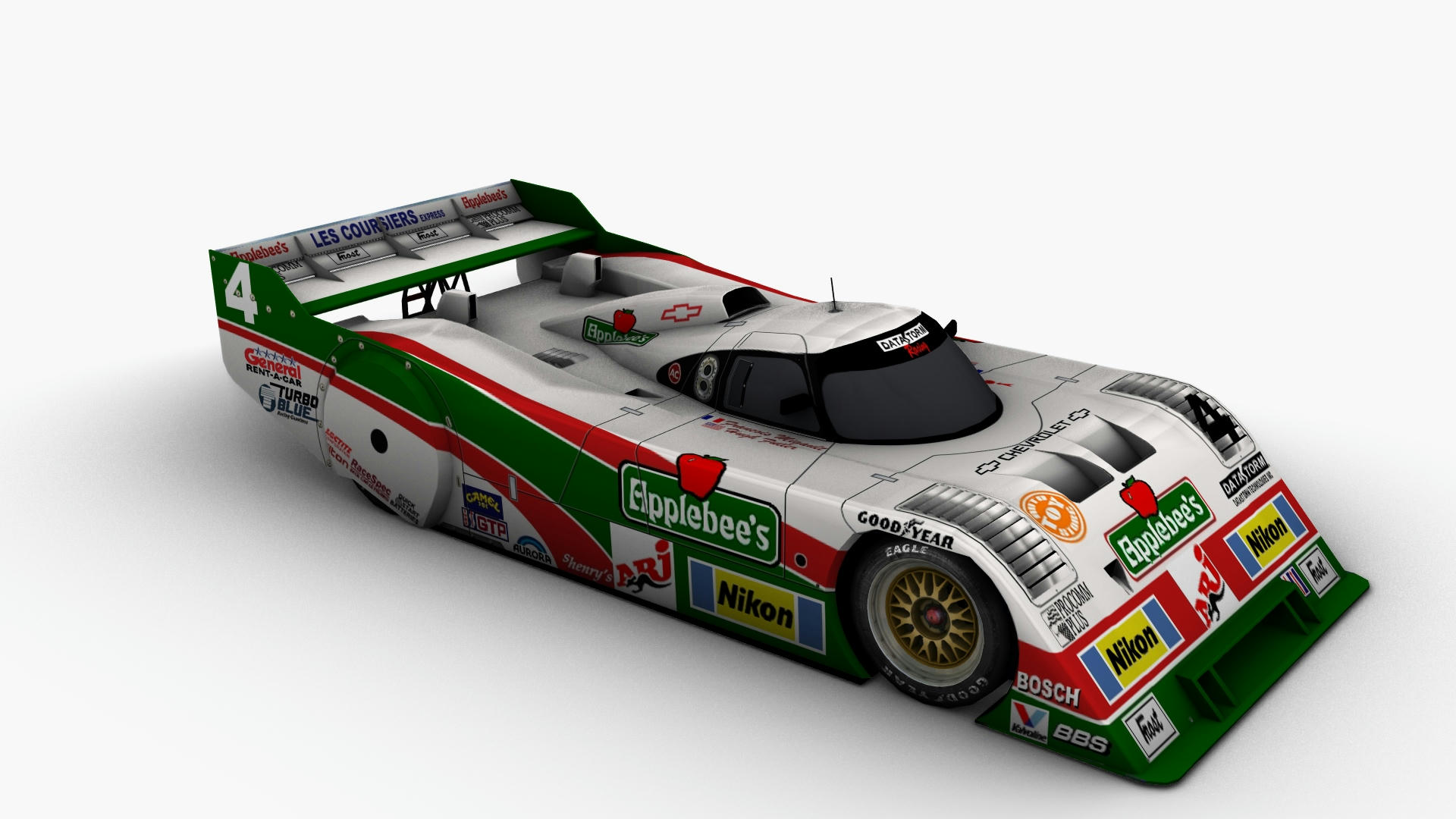 Intrepid_RM-1-04 Tom Milner Racing 1992 1/24 - PaperModelers.com