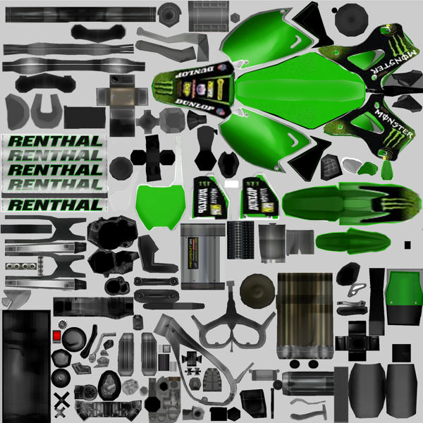 Old KX 250 - MX Simulator