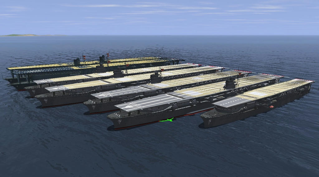 WIP IJN CV pack (Kaga/Soryu/Hiryu/Unryu)
