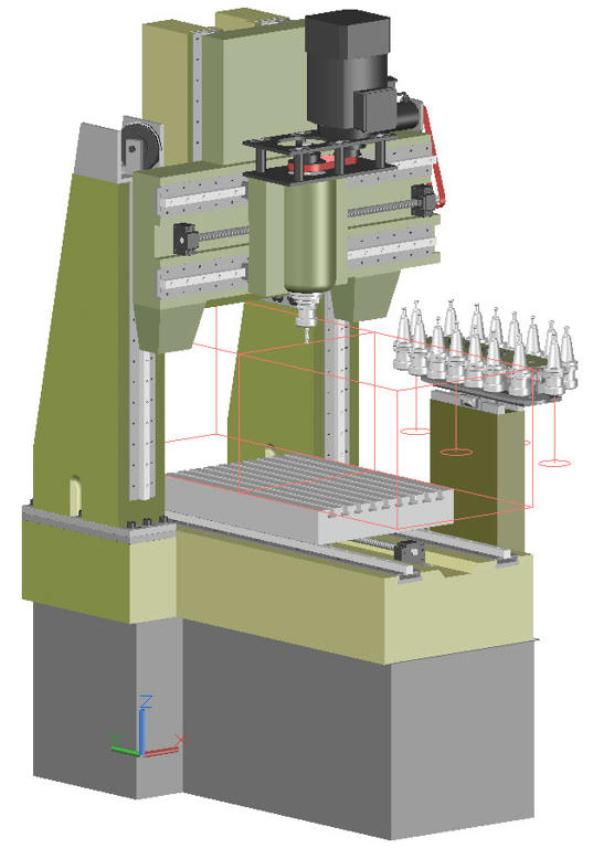 Epoxy Concrete CNC mill 700x500x400 Design and Build