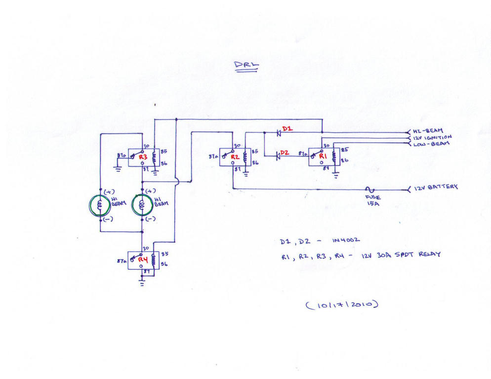 Custom Daytime Running Light Install - Works Like Factory DRL - YouTube