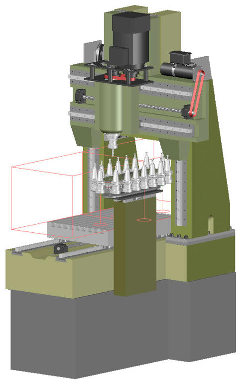 Epoxy Concrete CNC mill 700x500x400 Design and Build