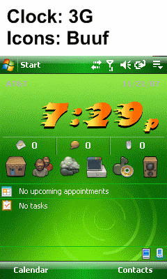 Custom HTC Home Clocks, Icons, Weather [New Files 11/21/07] | XDA Forums