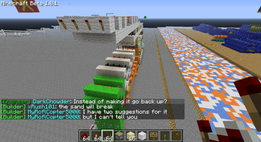 Minecraft Full Adder
